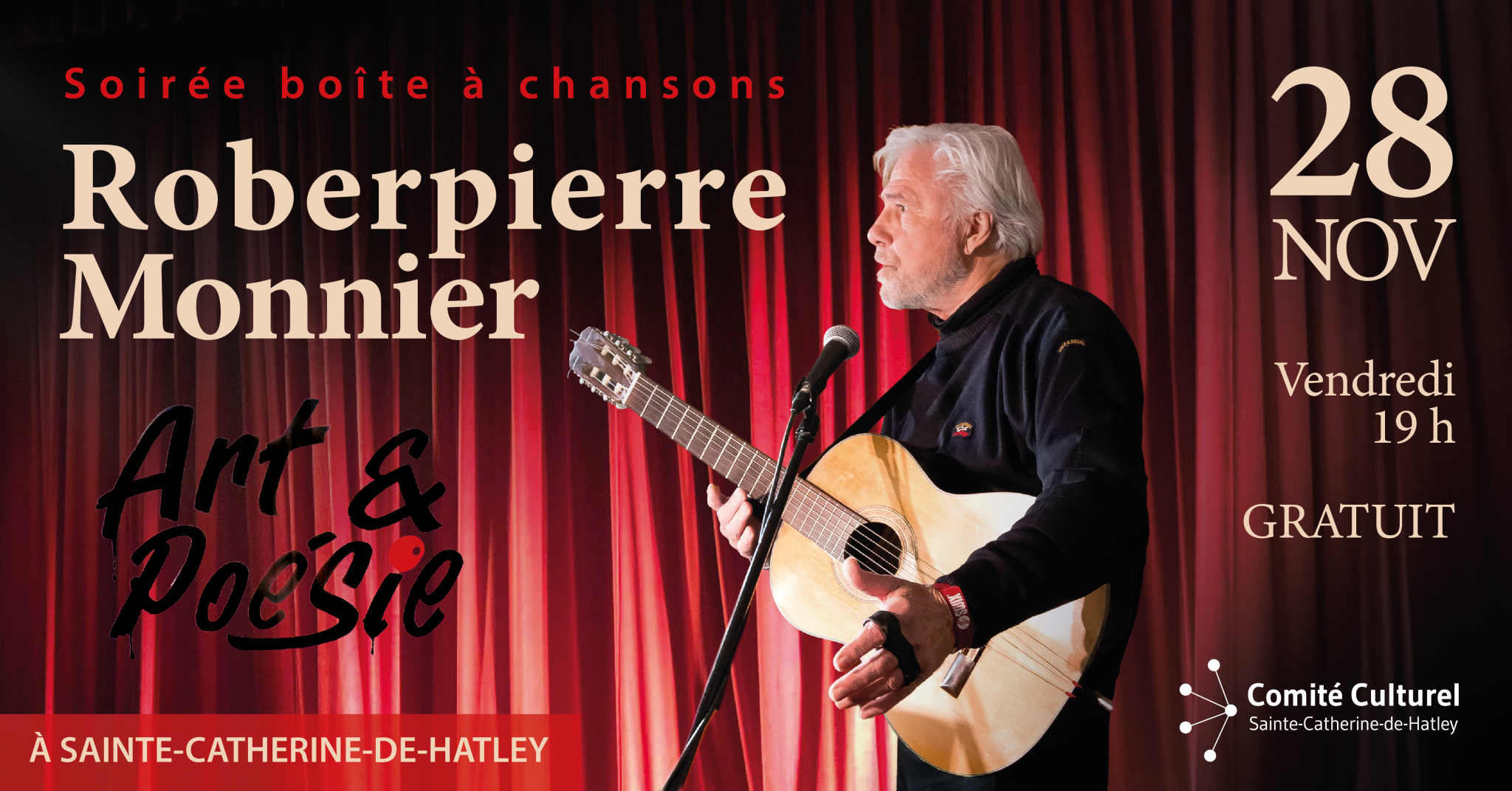 Le Comité Culturel vous invite à une soirée «Boîte à chansons ...